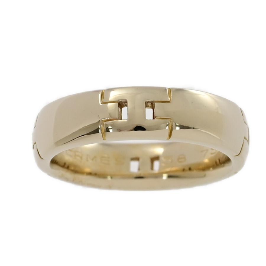 HERMES エルメス ヘラクレスリング・指輪/K18YG/750-11.0g/17.5号/#57.5/イエローゴールド/プレゼント/記念日B1/h241107/538297 ...