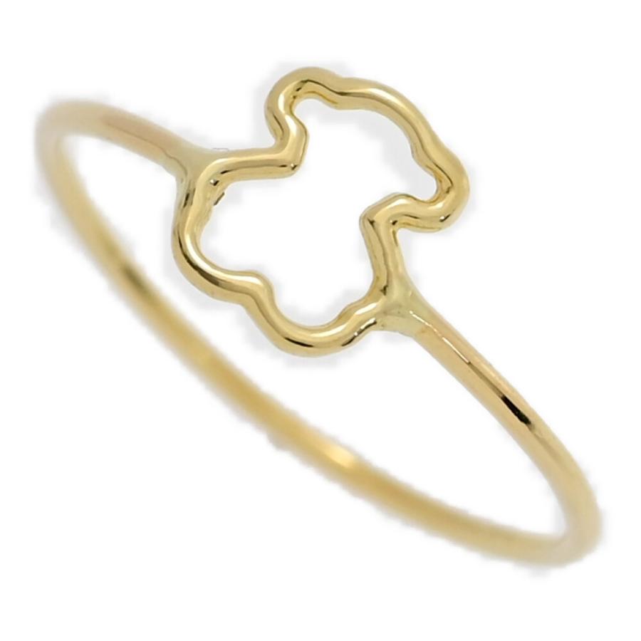 TOUS トウス ベア クマ アニマルモチーフ ピンキーリング・指輪/K18YG/750-0.4g/3号/#43/イエローゴールド/プレゼント/記念日/h250423/555047 : リ ...