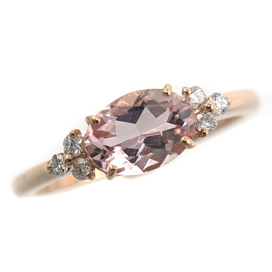 1P・モルガナイトリング・指輪/K18PG/750-2.3g/0.78ct/FD:0.03ct/12号/#52/ピンクゴールド 翌日配送可/h230118/471017 : リファスタ ...