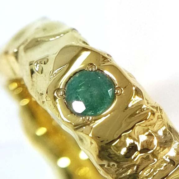 モイメメ デザイン・パライバトルマリンリング・指輪/K10YG/416-9.1g/PT0.11ct/17号/#57/イエローゴールドカラー/ブルー/Moixx/h230622/487265 ...