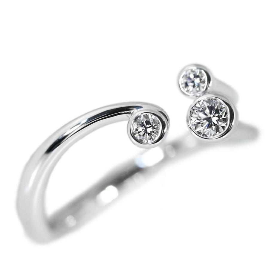 小寺智子 ウェーブライン・3Pダイヤモンドリング・指輪/Pt900-4.9g/FD:0.22ct/13号/#53/TOMOKO KODERA/RF4/h181220/225655 : リファス ...