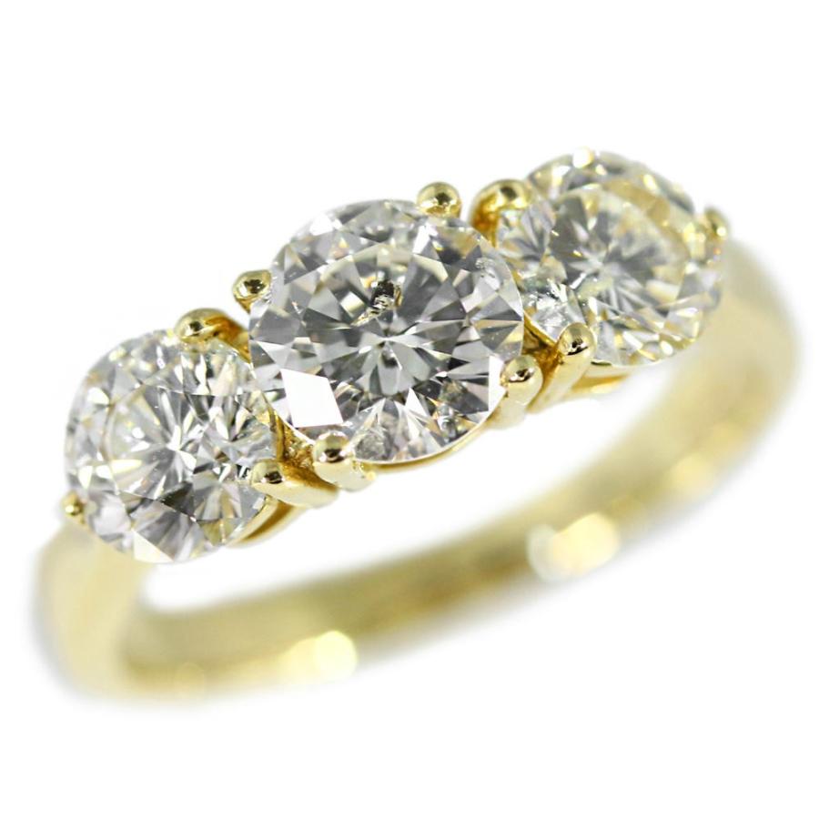 3P・ダイヤモンドリング・指輪・天然/K18YG/750-3.43g/2.088ct/GGS/12号/#52/ 翌日配送可/i190306/282147 : リファスタ・Yahoo ...