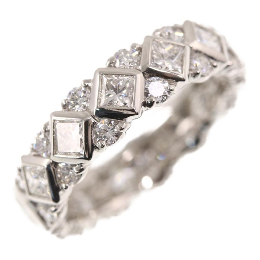 スワ（諏訪恭一） フルエタニティ 39P・ラウンド・プリンセスMIXダイヤモンドリング・Pt95013号/#53/ホワイト/SUWA/RF1 ...