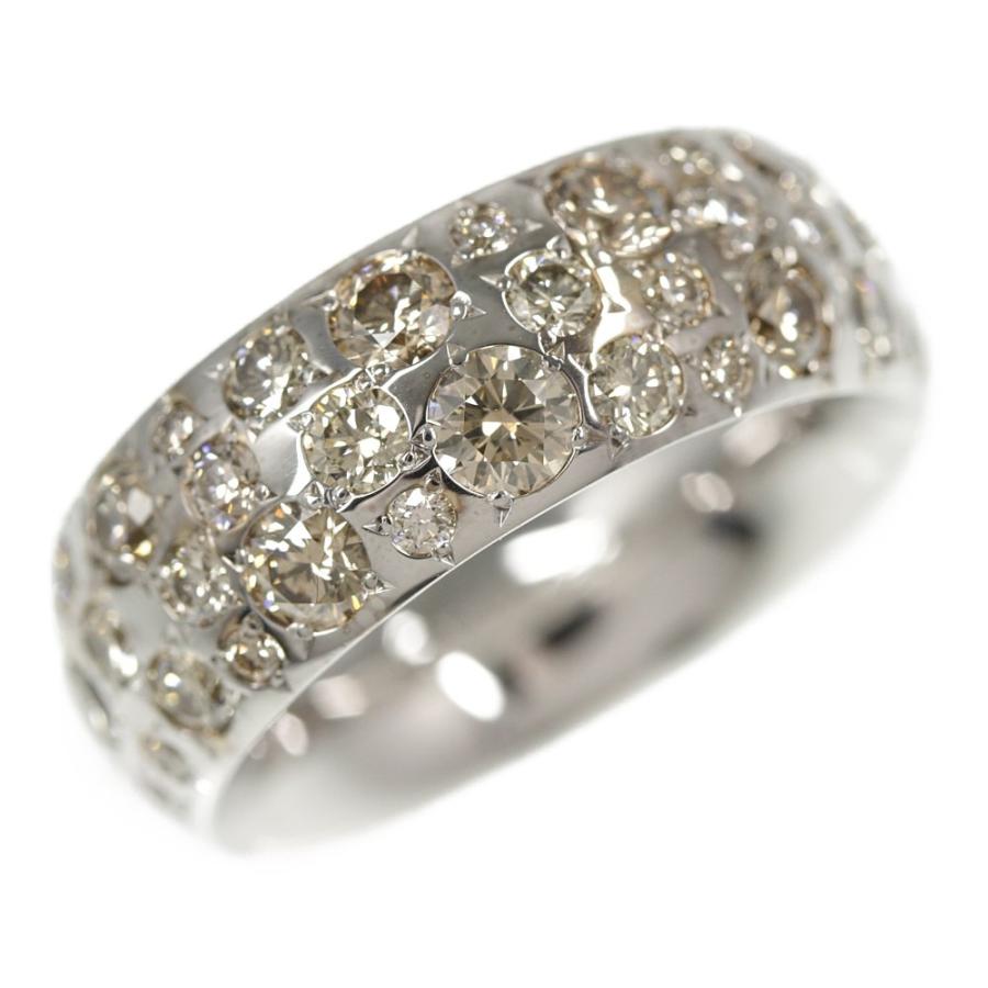 カシケイ バンド 35P・ハーフエタニティ・ブラウンダイヤモンドリング・指輪/K18(WG無)-13.1g/1.65ct/12号/#52/Kashikey/h200225/330911 : リ ...
