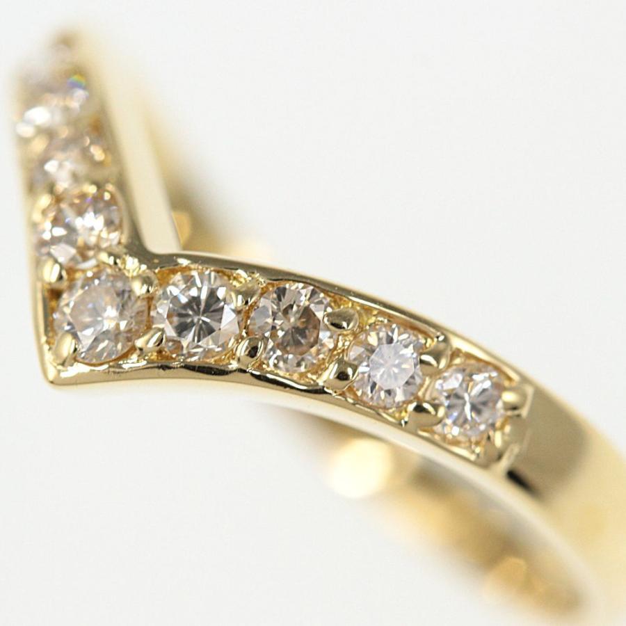 V字 9P ダイヤモンドリング 指輪 天然/K18YG/750-2.4g/0.3ct/13号/#53/イエローゴールド 翌日配送可/h201105/367532 : リファスタ・Yahoo ...