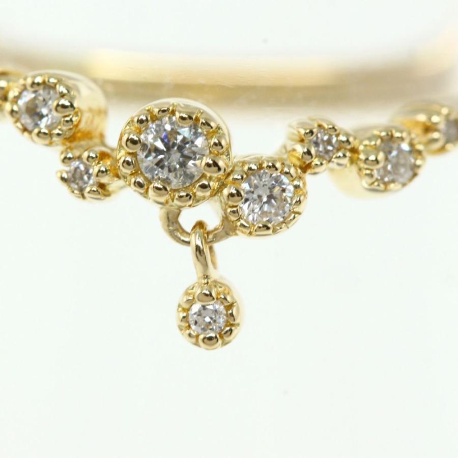 オデュースヨンドシー ミル打ち 9Pダイヤモンドリング 指輪/K18YG/750-2.2g/9号/#49/イエローゴールド/EAU DOUCE4℃ /RF3/h210712/399583 ...