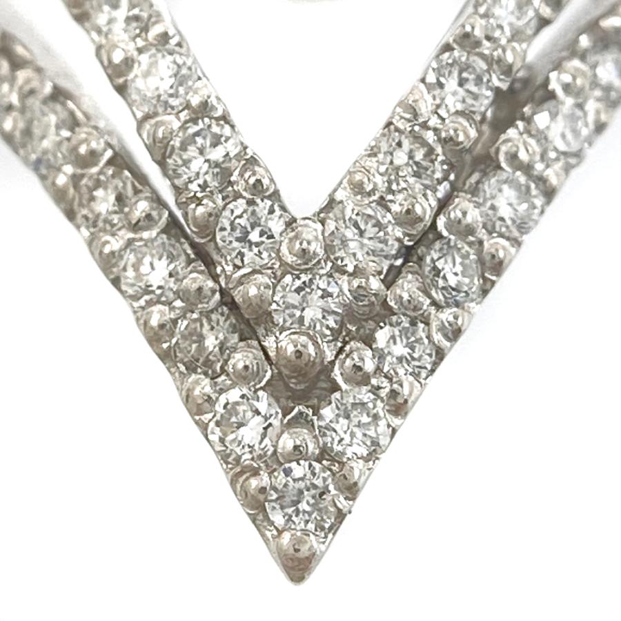 V字モチーフ 56P・ダイヤモンドリング・指輪/Pt900-4.4g/FD:0.35ct/13号/#53/プラチナカラー 翌日配送可/h221111/464857 :RRGB3607L:リ ...