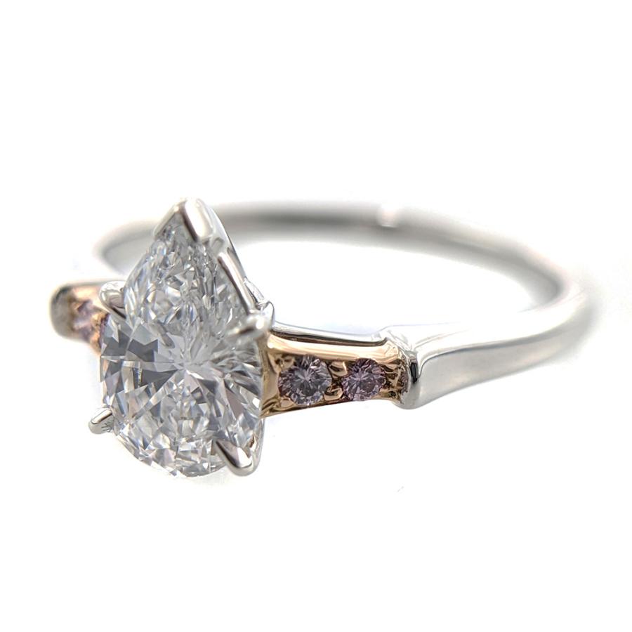 トリスト・ダイヤモンドリング・指輪/K18/750×Pt950コンビ-Pメイン-3.0g/0.73ct/11号/#51/プラチナカラー 翌日配送可/471666 :RRGB3949L:リファス ...