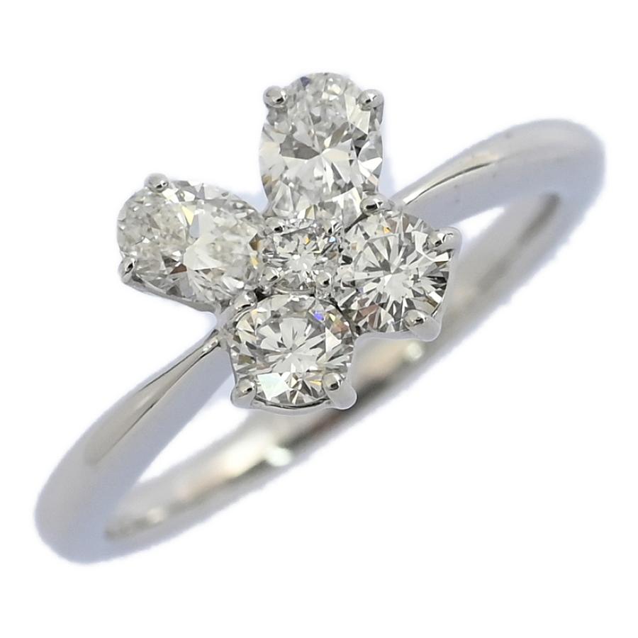 モニッケンダム フラワーモチーフ・ダイヤモンドリング・指輪/K18WG/750-3.5g/0.78ct/10号/#50/ホワイトゴールド/MONNICKENDAM/h231031/498901 ...