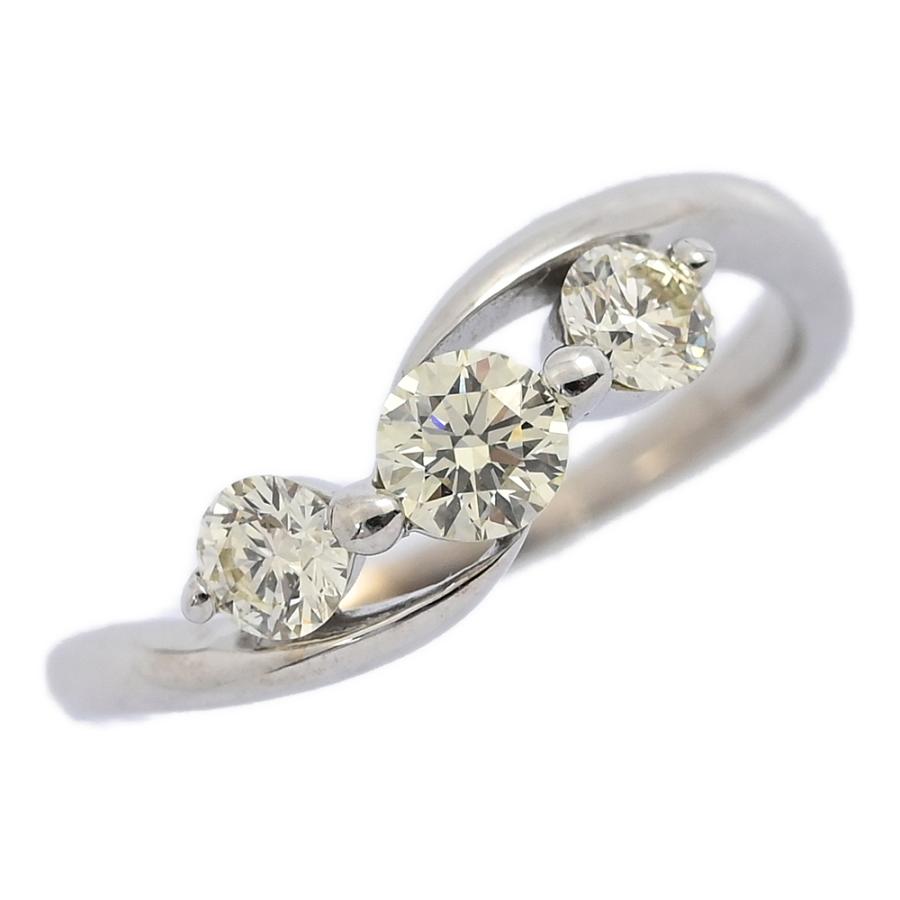 4月 誕生石 3P・ダイヤモンドリング・指輪/K18WG/750-2.4g/0.5ct/11号/#51/シルバーゴールド 翌日配送可/h231124/501877 : リファスタ・Yahoo ...