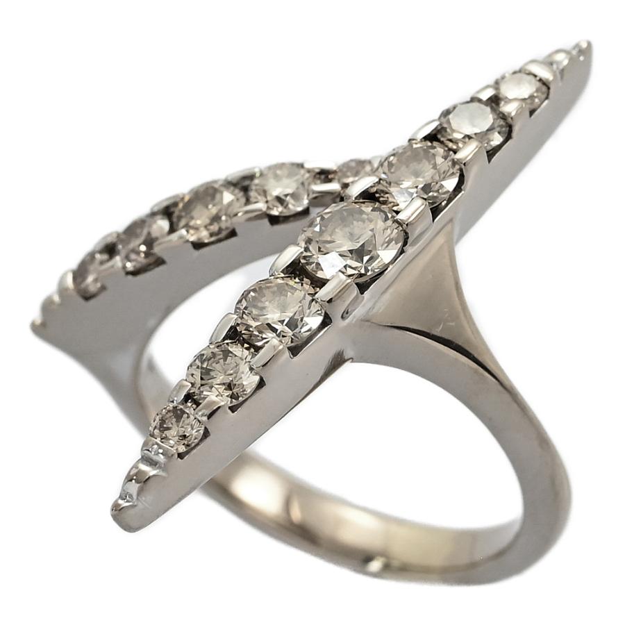 カシケイ ネイキッド 12P・ダイヤモンドリング・指輪/K18BG/750-Brown Gold-7.3g/1.2ct/12号/#52/ブラウンゴールド/Kashikey /h240224 ...