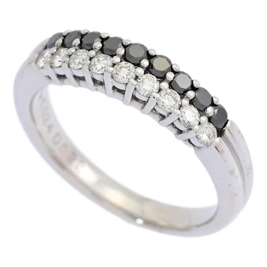 0.24ct 0.22ct Jewelry MAKI ジュエリーマキ 18P ブラックダイヤモンド ダイヤモンドリング K18WG/750-4 ...