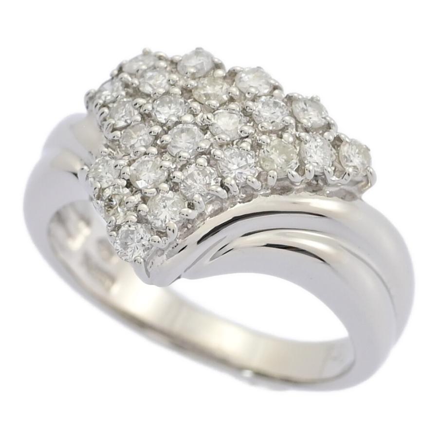 0.59ct/Jewelry MAKI ジュエリーマキ 23P・ダイヤモンドリング・指輪/Pt850-7.2g/10号/#50/プラチナ/プレゼント B2 /h240704/524682 ...
