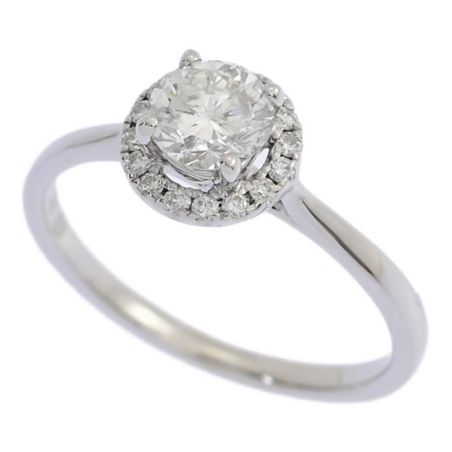 0.49ct/FD:0.1ct/取巻き・ダイヤモンドリング・指輪/K18WG/750-2.2g/10号/#50/ホワイトゴールド/プレゼント/記念日/B2/h240912/531687 : リ ...