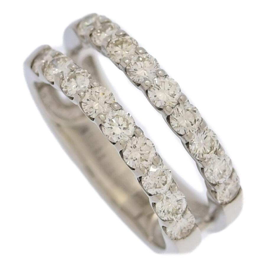 0.7ct/ピンキー・2連/2重・ダイヤモンド リング・指輪/Pt900-4.7g/4号/#44/プラチナ/プレゼント/記念日/h250127/545820 : rrgb8356l : リ ...