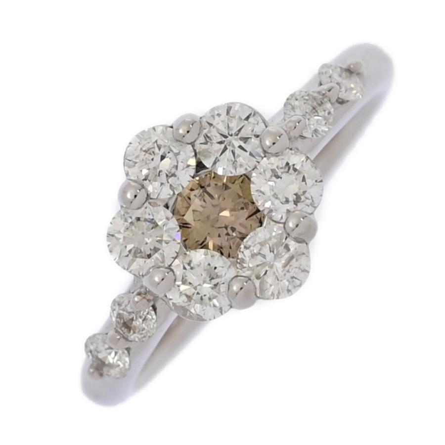 1ct/フラワーモチーフ・ダイヤモンド リング・指輪/K18WG/750-5.0g/12号/#52/ホワイトゴールド/プレゼント/記念日/h250205/547045 : リファスタ ...