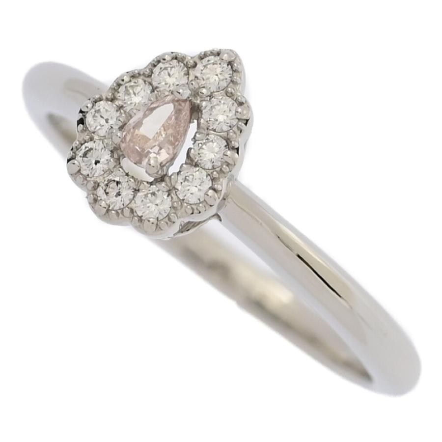 0.079ct/FD:0.1ct/取り巻きセッティング・ピンクダイヤモンド・ダイヤモンドリング・指輪/Pt950-3.6g/11号/#51/プラチナ/h250321/551475 : リファス ...