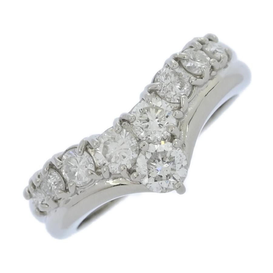 1.01ct/V字 9P・ダイヤモンド リング・指輪/Pt850-5.9g/11.5号/#51.5/プラチナ/プレゼント/記念日/h250307/549736 : リファスタ・Yahoo ...