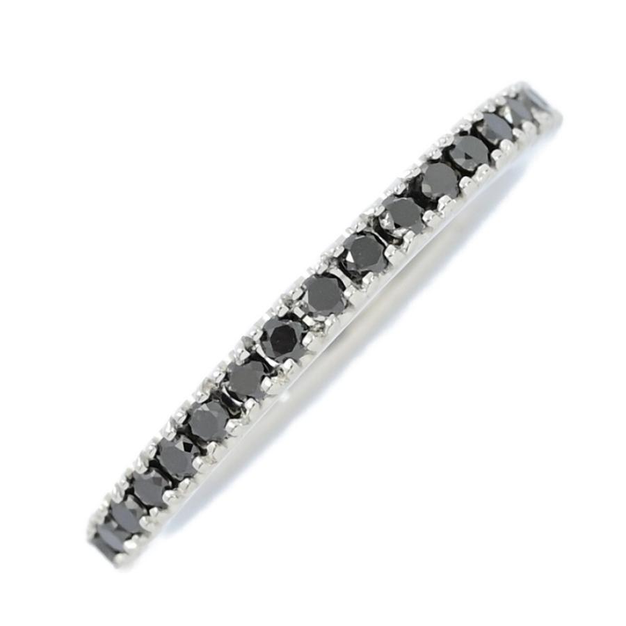 0.5ct/ブラック・ダイヤモンド リング・指輪/K18WG/750-3.0g/8号/#48/ホワイトゴールド/プレゼント/記念日/h250314/550316 : リファスタ・Yahoo ...