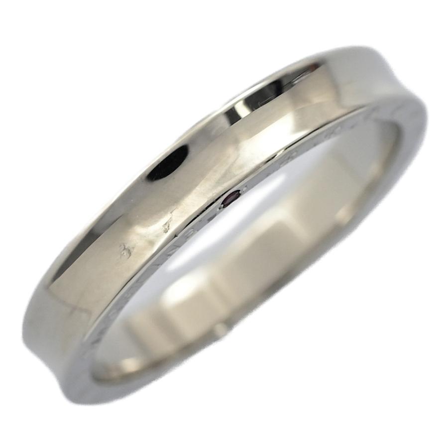 CELINE セリーヌ 7月 誕生石 スターモチーフ 1P・ルビーリング・指輪/Pt900-5.7g/14号/#54/プラチナカラー ...