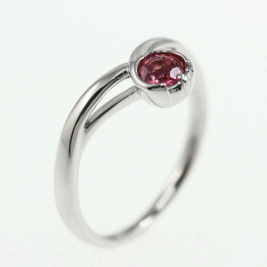 ヨンドシー ピンクトルマリンリング V字 指輪/Pt950-3.8g/12号/#52/プラチナ/4℃ 翌日配送可/RF3/h210827 ...