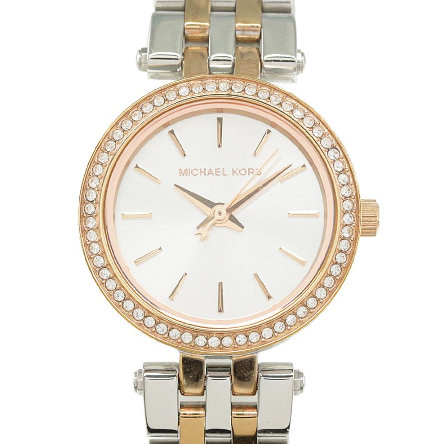 MICHAEL KORS マイケルコース ダルシ・クォーツ時計/SS/stainless steal-58.6g/MK3298/シルバー ...
