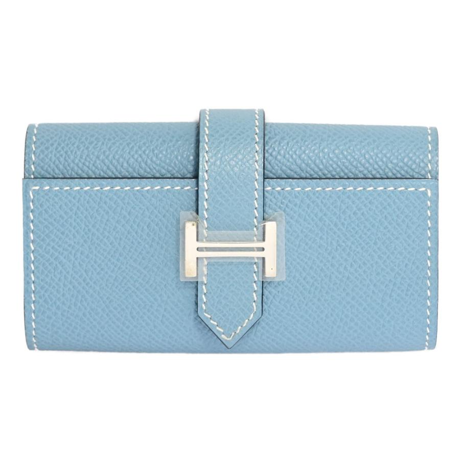 HERMES エルメス ベアン・6連 キーケース・キーリング/ブルー HERMES エルメス ベアン・6連 キーケース・キーリング/ブルー