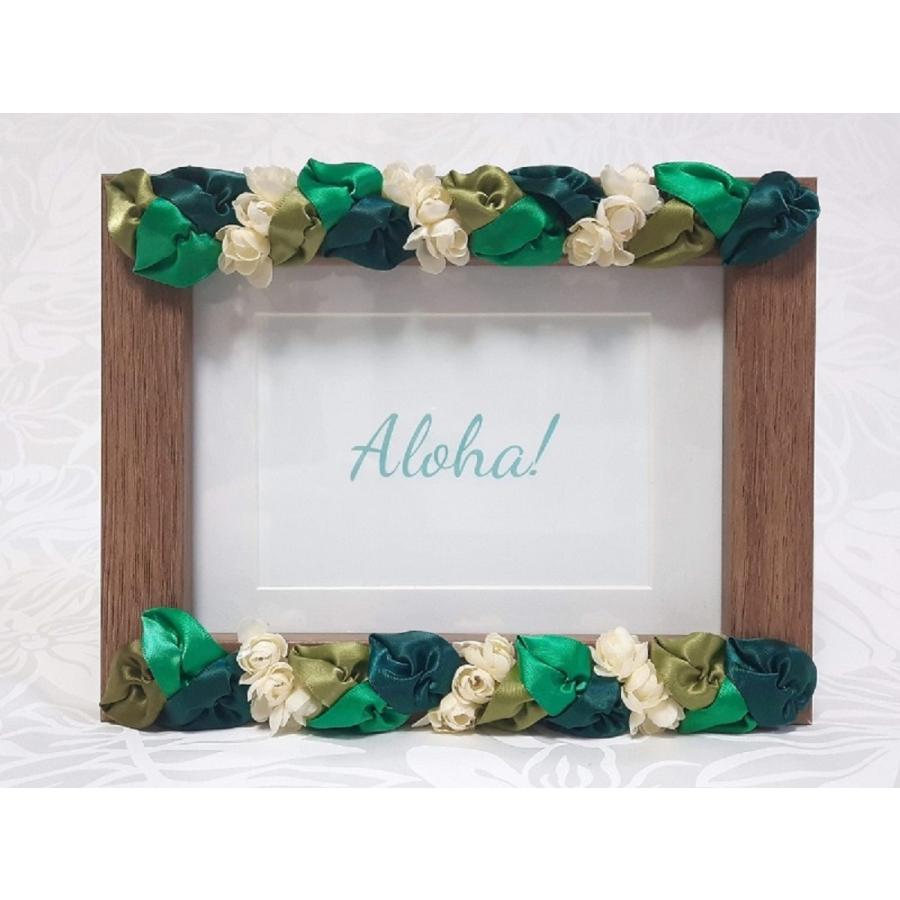 ハワイアンリボンレイ Ti Leaf Photo frame【ティリーフ フォトフレーム】 : Hawaiian Ribbon Lei Wai ...