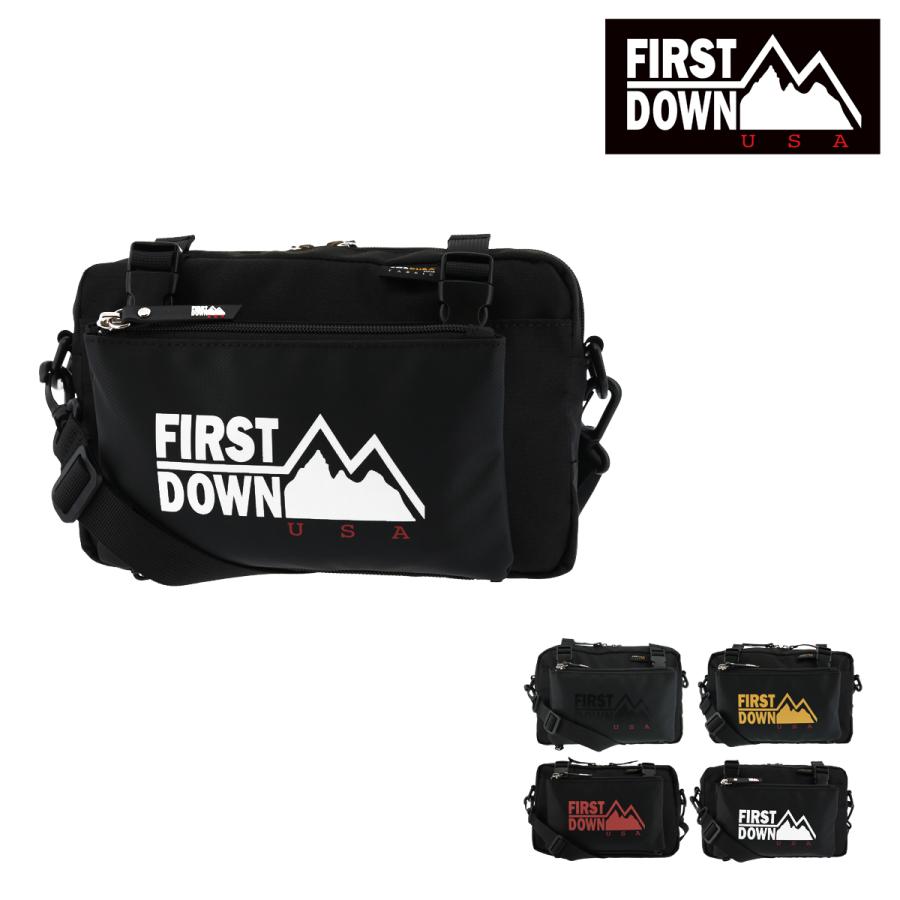 ファーストダウンUSA ショルダーバッグ 2WAY ダブル メンズ 38006 FIRSTDOWN USA | サコッシュ ポーチ 撥水 : first-38006 : リチャードYahoo ...