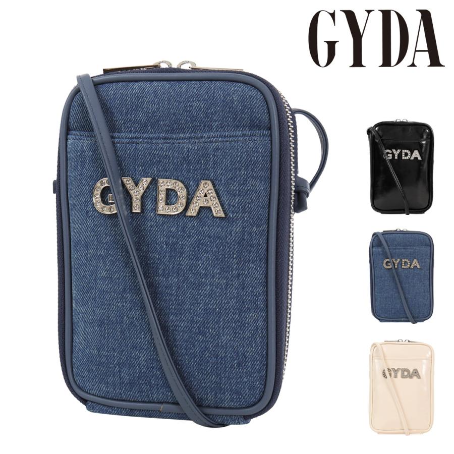 GYDA スマホショルダー ミニショルダー レディース ラインストーンロゴ GY-B294 ジェイダ お財布ショルダー デニム ラインストーン : リチャードYahoo!店 - 通販 ...