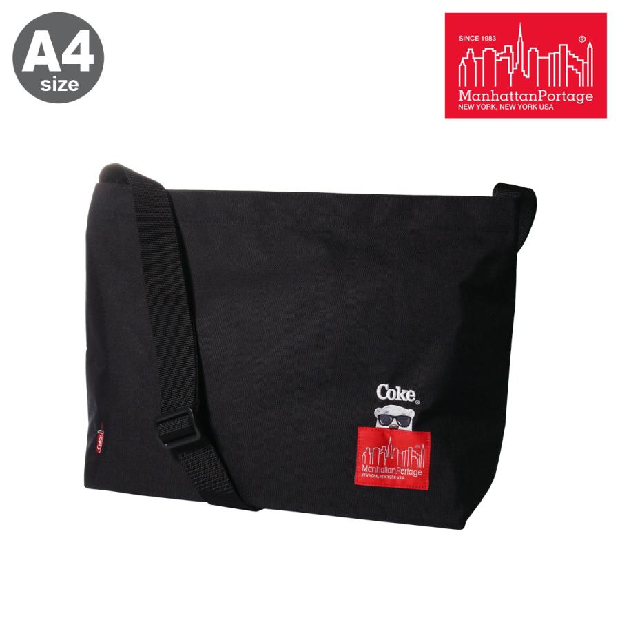 マンハッタンポーテージ レッドレーベル ショルダーバッグ A4 Coca-Cola コカ・コーラ 横型 大きめ メンズ レディース MP1482BPCOKE Manhattan Portage ...