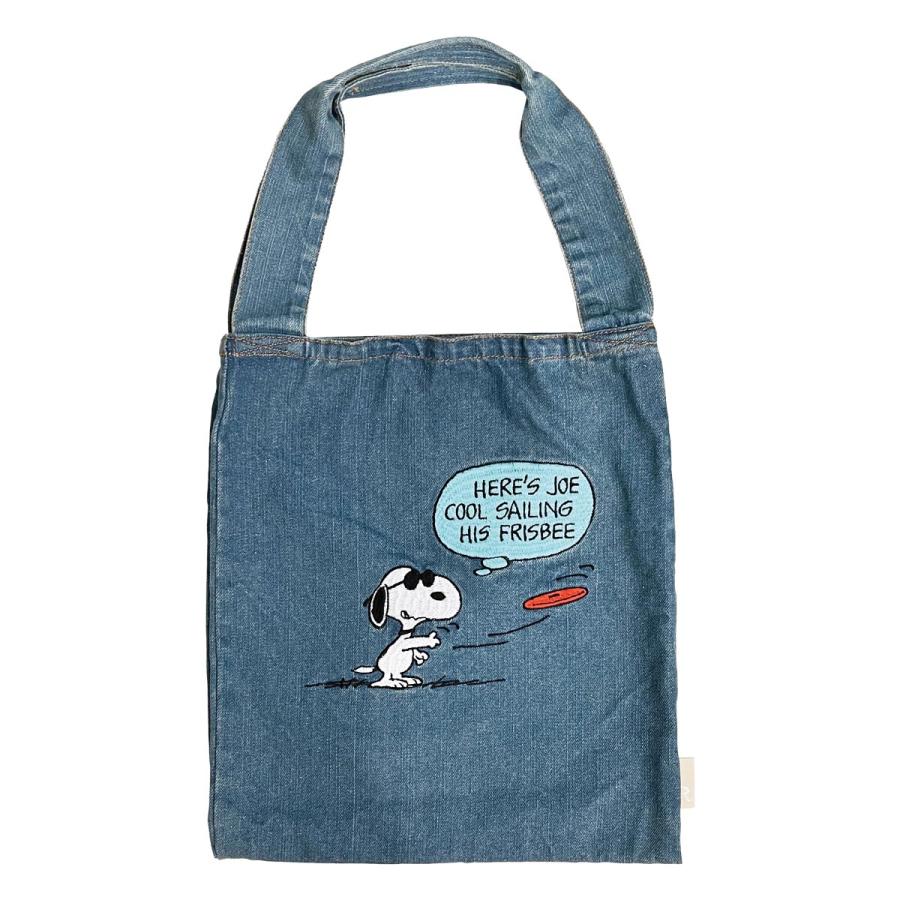 スヌーピー ピーナッツ ルートート トートバッグ チューブ レディース 8265 ROOTOTE | 縦型 軽量 IP Tube デニム Peanuts-7R :root-8265:リチャード ...