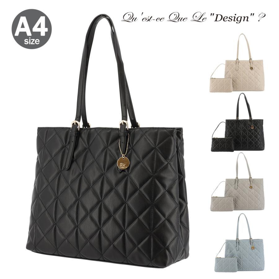 ケスクルデザイン トートバッグ A4 レディースSH4-043 Quest ce Que Le”design"? | キルティング キルト ハンドバッグ ビジネスバッグ : リチャード ...