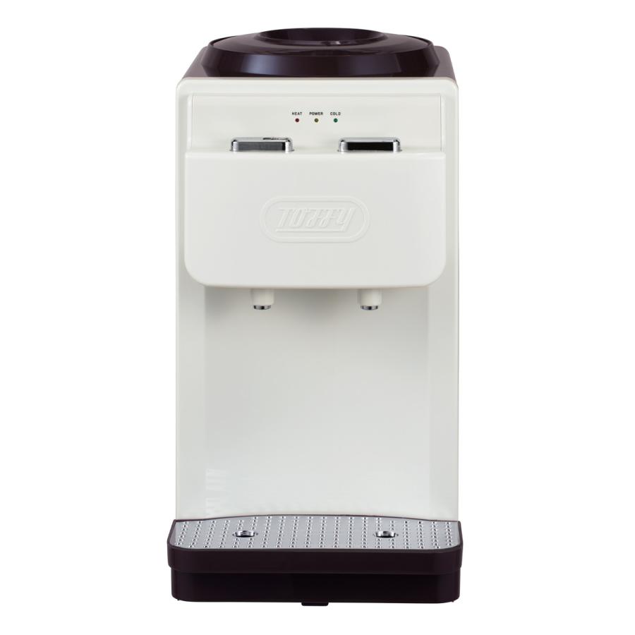 トフィー ウォーターサーバー 卓上型 ペットボトル専用 2L K-WS2 Toffy｜温冷両用 冷水 温水 給水機 2リットル 小型 コンパクト LADONNA ラドンナ 1年保証 ...