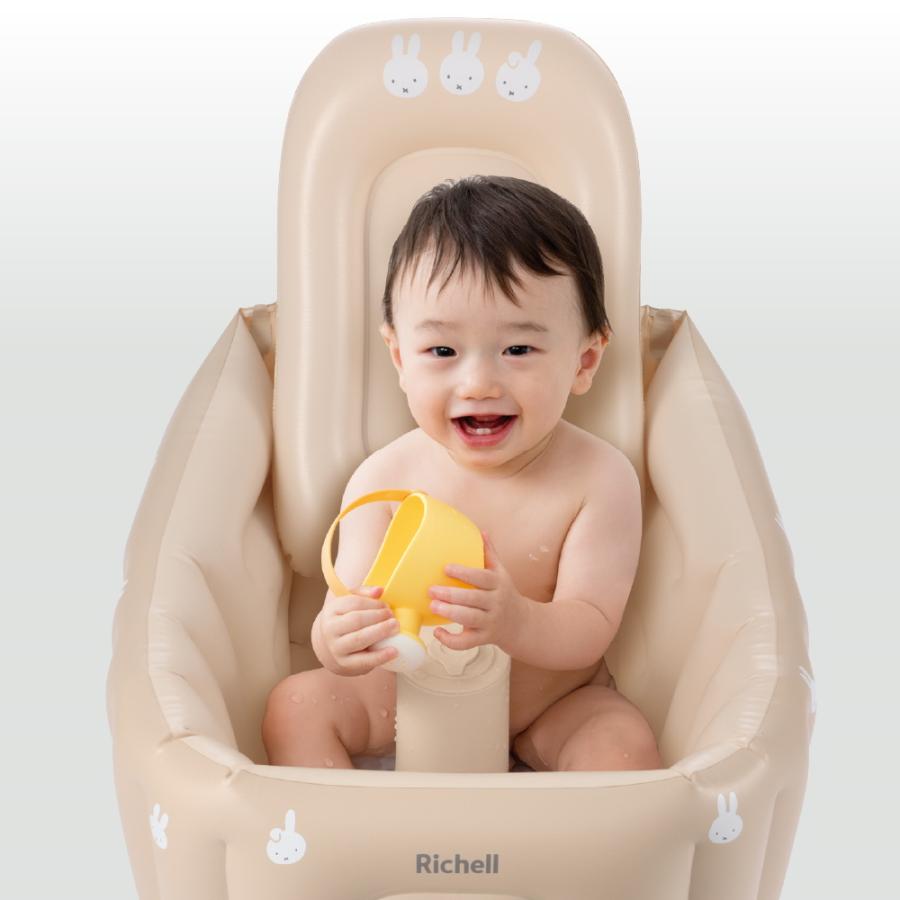 ミッフィーふかふか ベビーバス ステップアップ シンク用 子供用浴槽 椅子 ローチェア 赤ちゃん 新生児 お風呂 沐浴 リッチェル :120504:リッチェル Yahoo!ショッピング店 ...