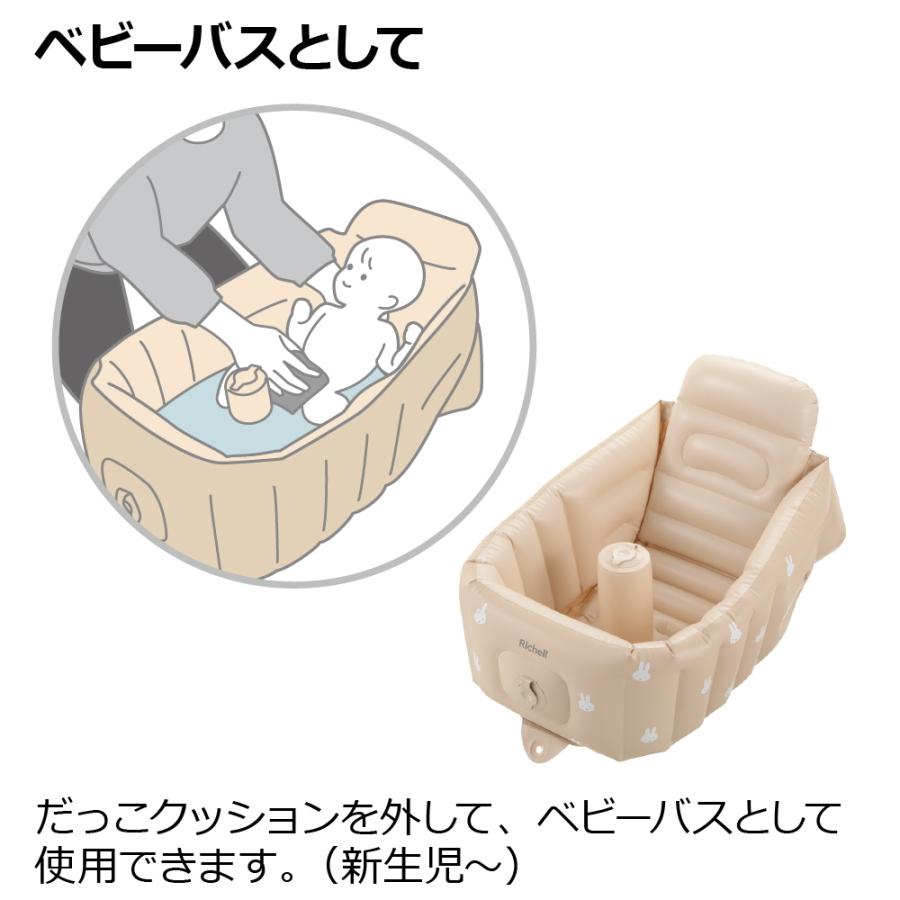 ミッフィーふかふか ベビーバス ステップアップ シンク用 子供用浴槽 椅子 ローチェア 赤ちゃん 新生児 お風呂 沐浴 リッチェル :120504:リッチェル Yahoo!ショッピング店 ...