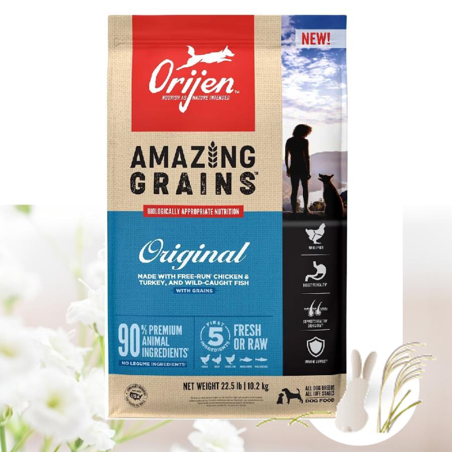 ORIJEN（ペット用品） オリジン アメイジング グレインズ オリジナル ドッグフード 1.8kg - アメリカ産 : リシェスハーベスト - 通販 - Yahoo!ショッピング