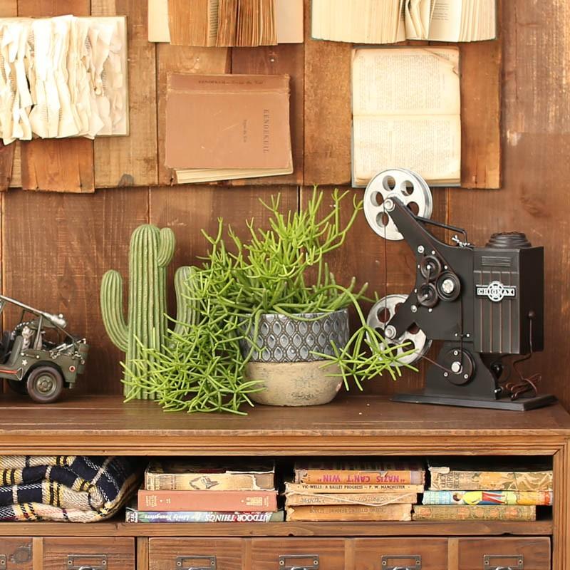 DULTON カクタス サボテン 置物 ショップディスプレー 店舗装飾 サンタフェ 西海岸 店舗 内装 観葉植物 ダルトン K655-657D CACTUS D : Rich Smile ...