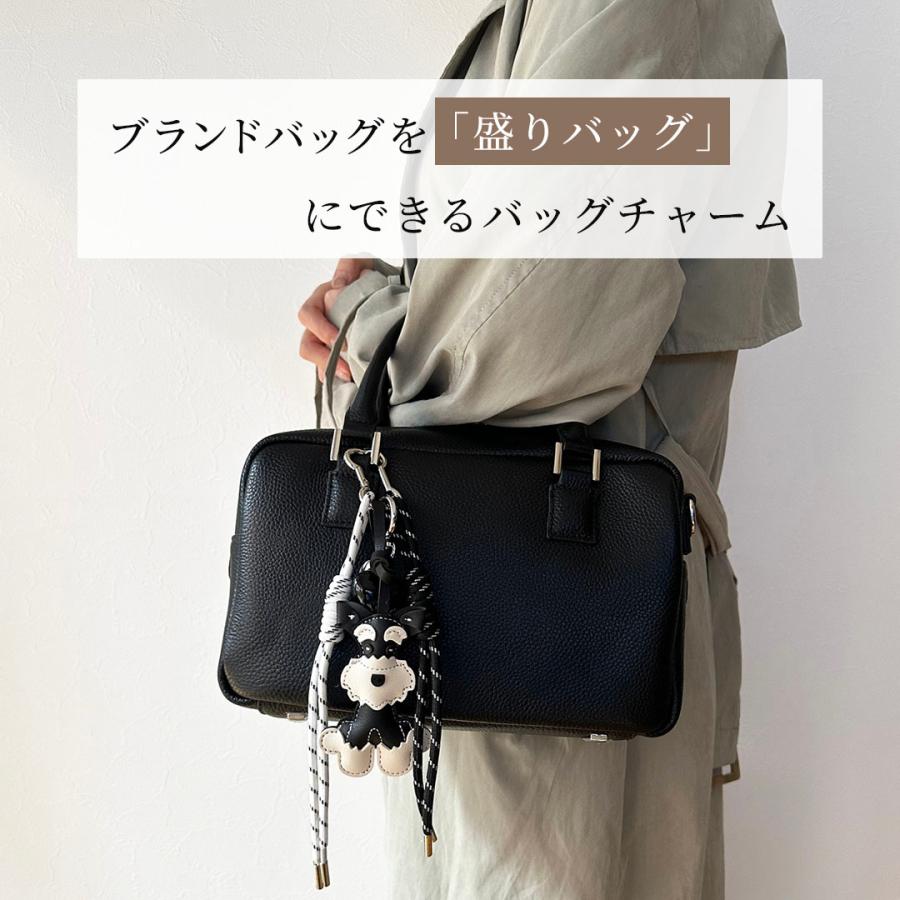 バッグチャーム キーホルダー チャーム ストラップ バッグモチーフ おしゃれ 大人可愛い パラコード シュナウザー ダックス 犬 30代 40代 : レディースバッグRICKERS公式ヤフー店 ...