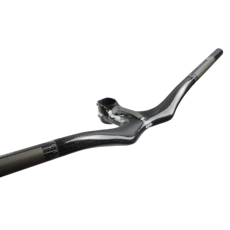 wacako カーボンハンドル ライザーバー MTBハンドル ステム一体 wacako カーボンハンドル ライザーバー MTBハンドル ステム一体