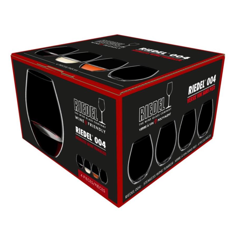 RIEDEL（リーデル） リーデル公式 ワインフレンドリー 004 タンブラー 4個入 6422/04-4 ラッピング無料 : リーデル公式 ...