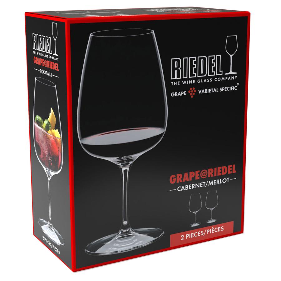 RIEDEL リーデル公式 グレープ＠リーデル カベルネ／メルロ／カクテル 2個入 6424/0 ラッピング無料 : リーデル公式 Yahoo!ショッピング店 - 通販 - Yahoo!ショッピング