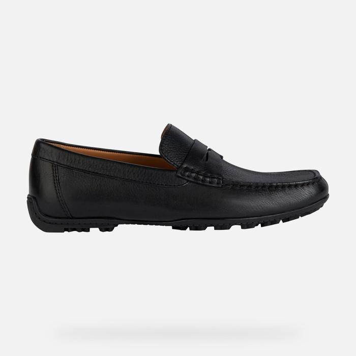 GEOX 【メンズ】GEOX / ジェオックス U35CFB Kosmopolis+Grip Loafers C9999 ローファー NERO BLACK ブラック : Rifare ...