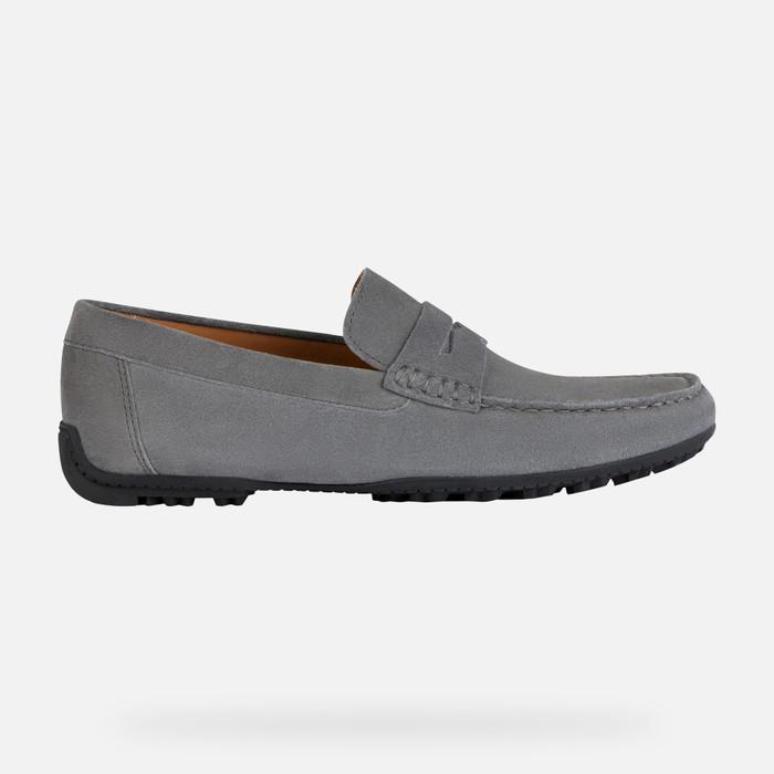 GEOX 【メンズ】GEOX / ジェオックス U35CFB Kosmopolis+Grip Loafers C9371 ローファー DK STONE GRIGIO グレー : Rifare ...