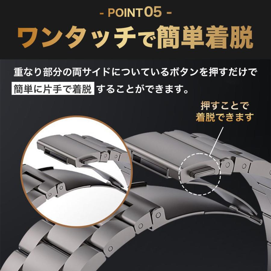 アップルウォッチ バンド チタン Applewatch ベルト おしゃれ メンズ 38mm 40 41 42 44 45 49 シンプル ...
