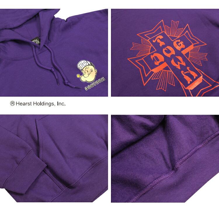 SALE ドッグタウン パーカ DOGTOWN POPEYE CROSS HOODIE SWEAT SALE ドッグタウン パーカ DOGTOWN POPEYE CROSS HOODIE SWEAT