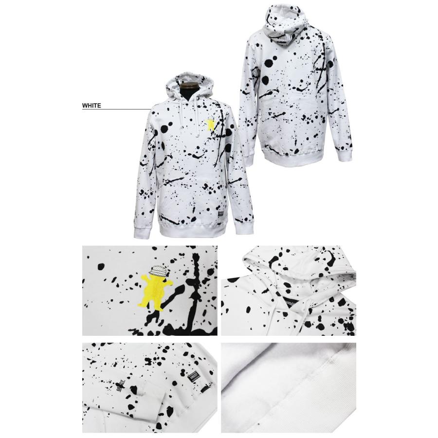 SALE グリズリー GRIZZLY スエットパーカ パーカー BOO JOHNSON SPLATTER SWEAT PARKA フード ...