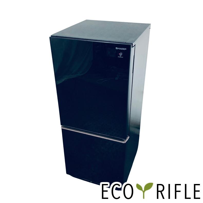 SHARP 冷蔵庫 中古 シャープ SJ-GD14E-B 2019年製 2ドア 137L ブラック ファン式 両方開き 一人暮らし : 家電専門店のRifle - 通販 - Yahoo!ショッピング