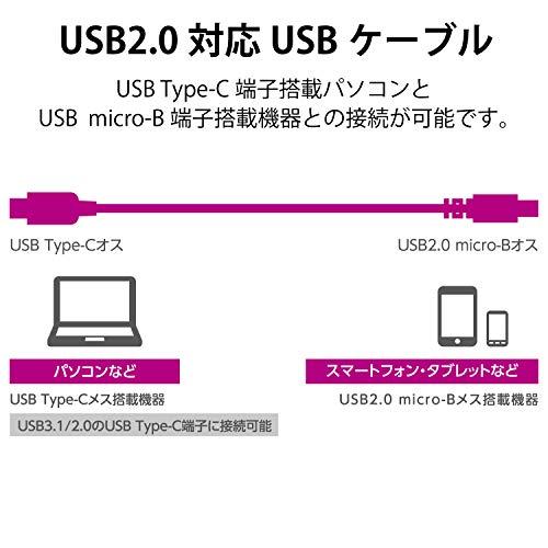 エレコム USBケーブル 充電・データ転送用 Type-C USB2.0 micro-B U2C-CMB05NBK : リフテン.com - 通販 - Yahoo!ショッピング