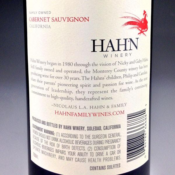 Hahn Winery Cabernet Sauvignon California [現行VT] ／ ハーン・ワイナリー カベルネ ...